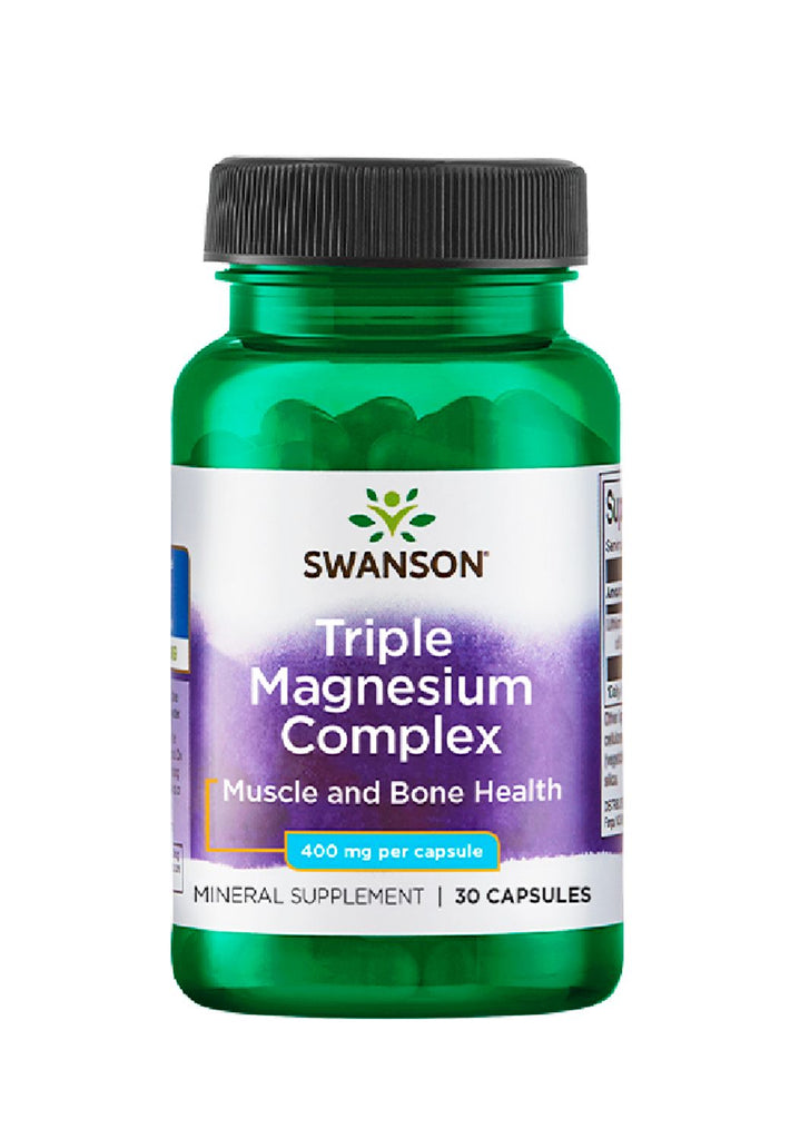 Triple Magnesio Complex 30 capsulas Swanson— OleMart.com