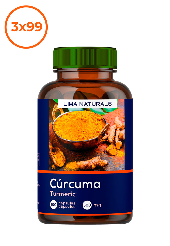 Curcuma 100 capsulas 500mg Lima Naturals— OleMart.com